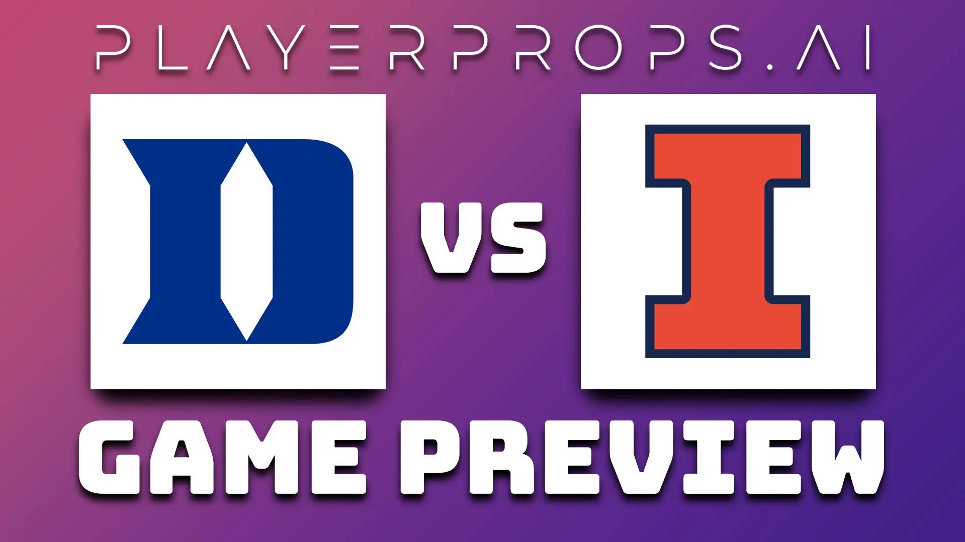 Duke vs. Illinois Prop Bets & AI Predictions (Sep 6, 2025) - PlayerProps.ai
