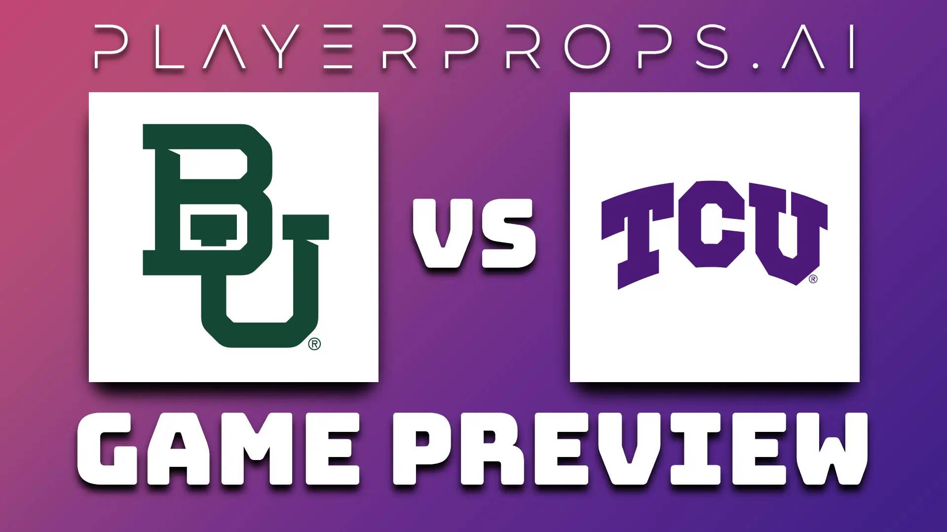 Baylor vs. TCU Prop Bets & AI Predictions (Oct 18, 2025) - PlayerProps.ai