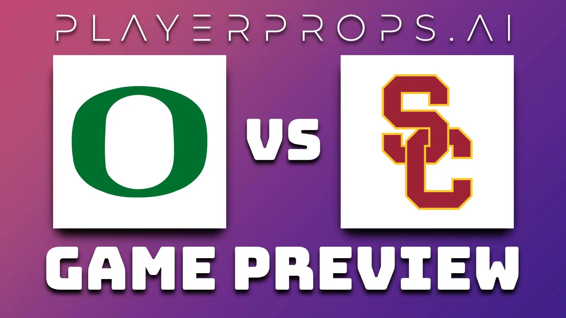 Oregon vs. USC Prop Bets & AI Predictions (Nov 22, 2025) - PlayerProps.ai