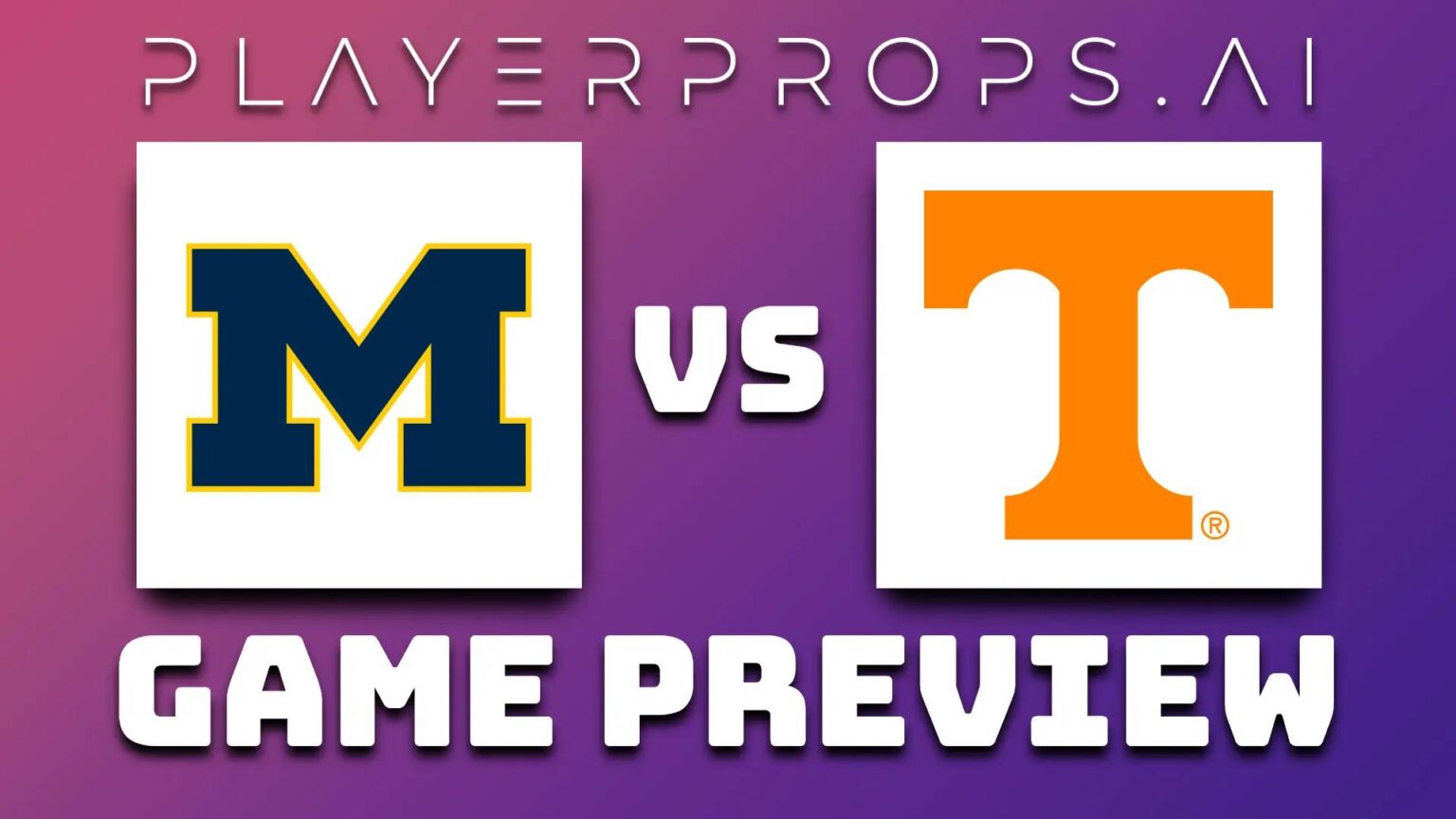 Michigan vs. Tennessee Prop Bets & AI Predictions (Mar 29, 2026 ...
